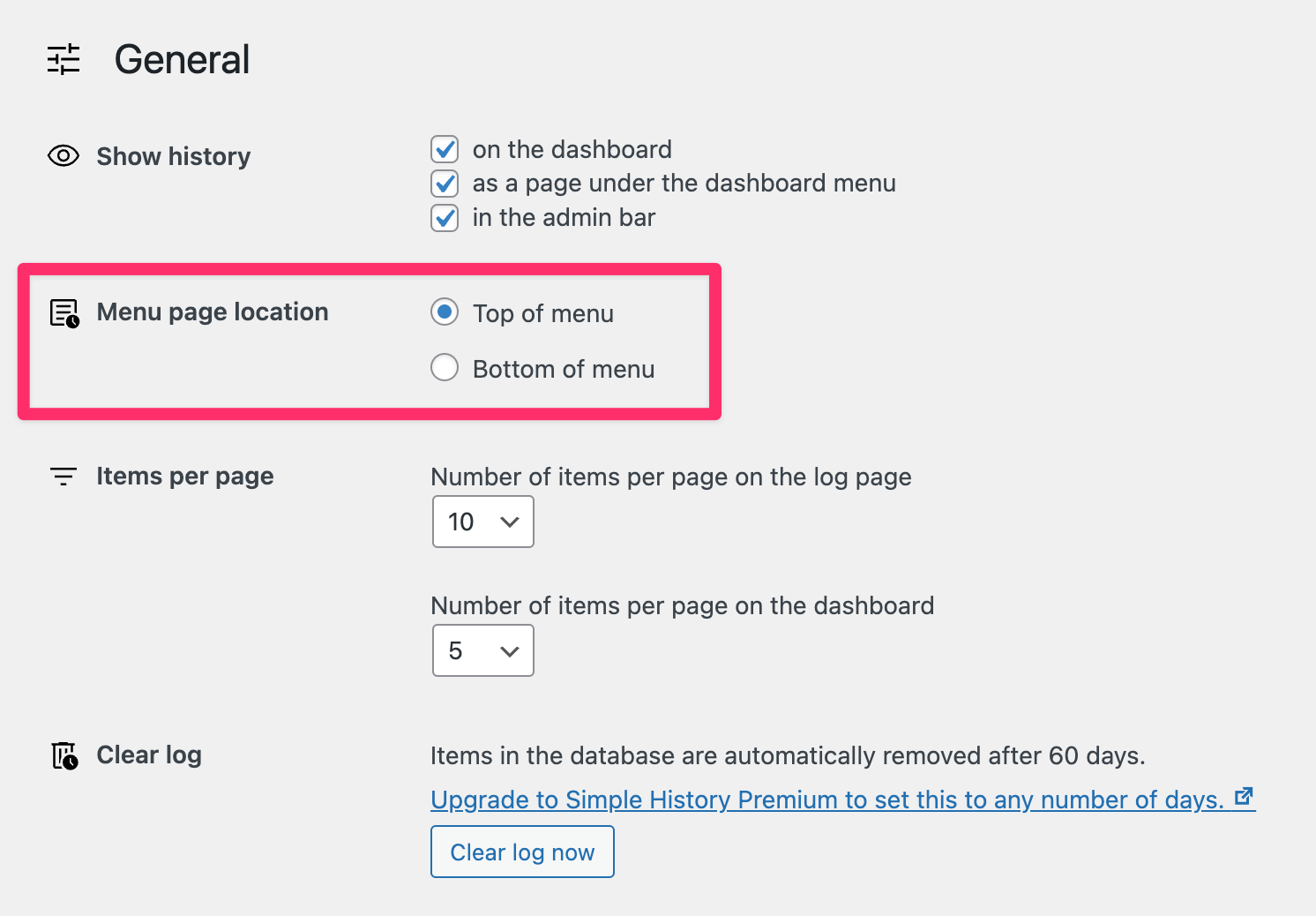 Simple History 5.6 released with new Stealth Mode - Simple History