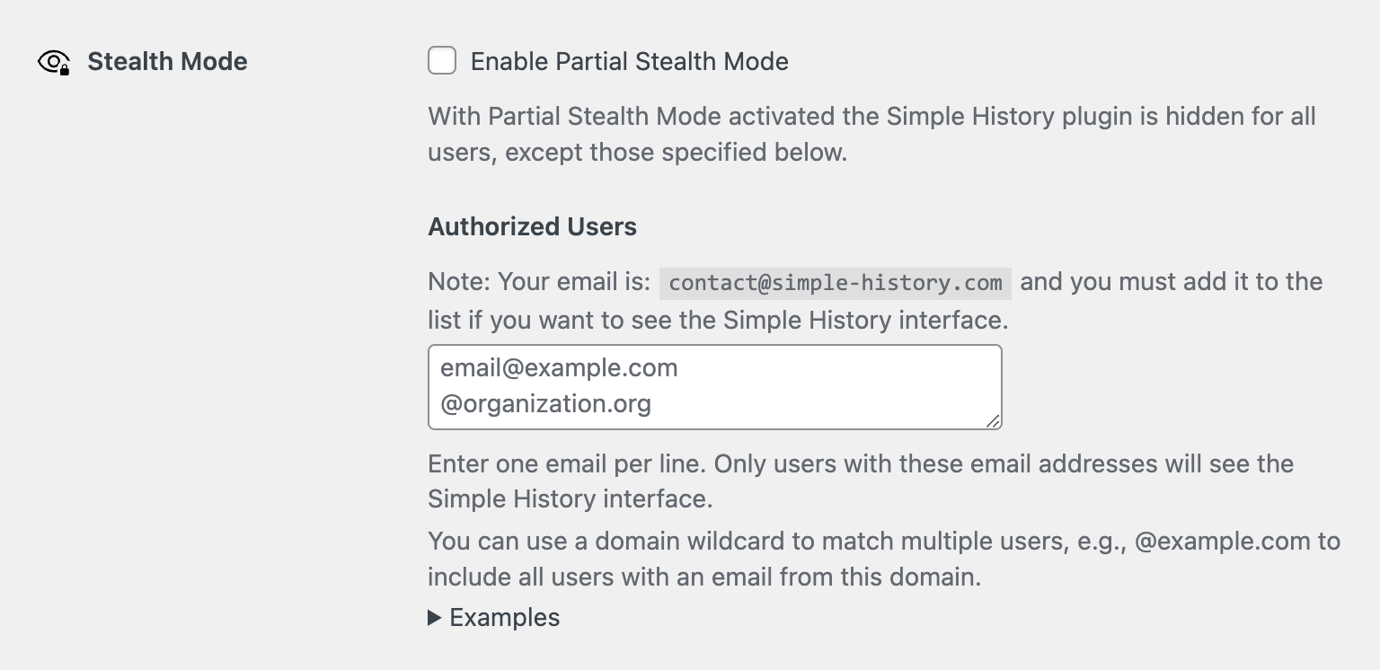 Simple History Premium: Stealth Mode, Log Retention, IP Anonymization ...